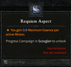 Requiem Aspect - Diablo 4