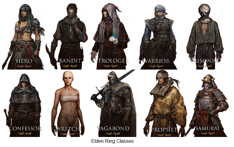 Elden Ring Classes Ranked Explained Tier List Guide Stats Starting