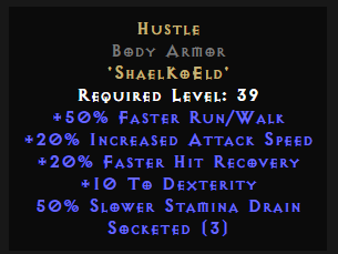 D2R Hustle Runeword