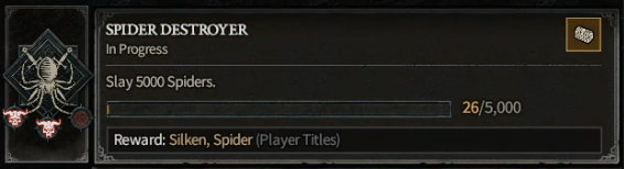 Spider Title - Diablo 4
