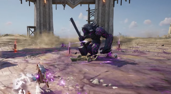 Throne and Liberty Orc Warhammer Boss -- TL