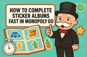 How to Complete Sticker Albums Fast in Monopoly GO – VHPG.com
